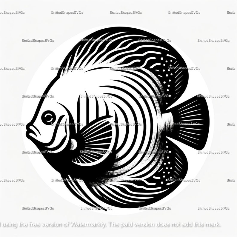 Discus Fish SVG Bundle - Etsy