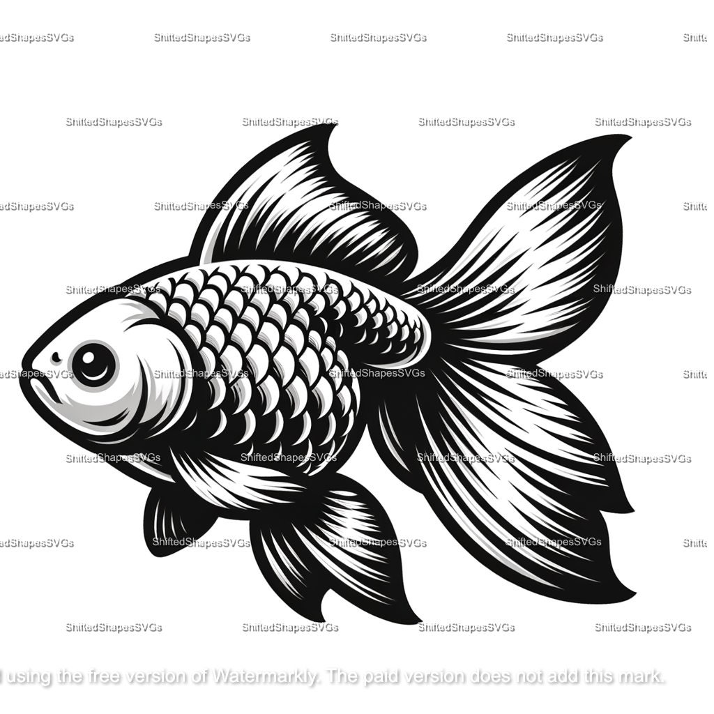 Goldfish SVG Bundle - Etsy