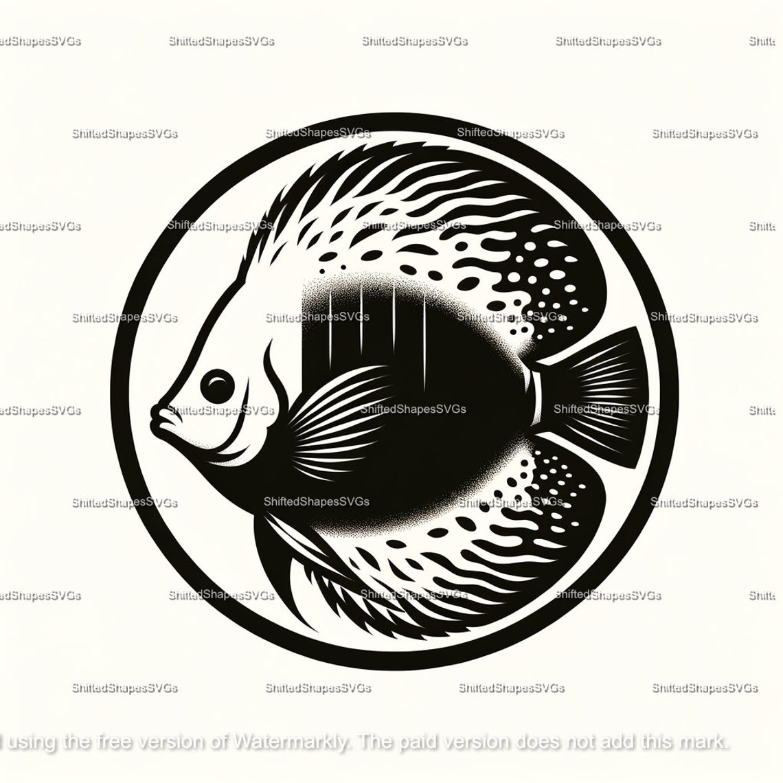Discus Fish SVG Bundle - Etsy