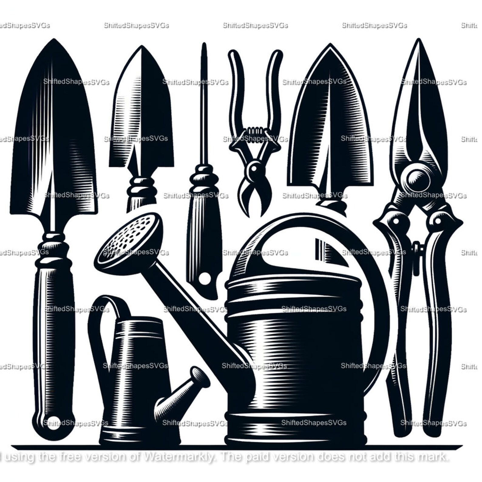 Garden Tools SVG Bundle - Etsy