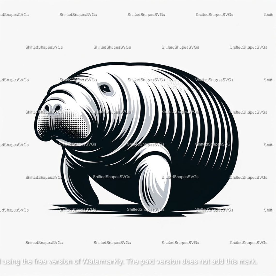 Manatee SVG Bundle - Etsy