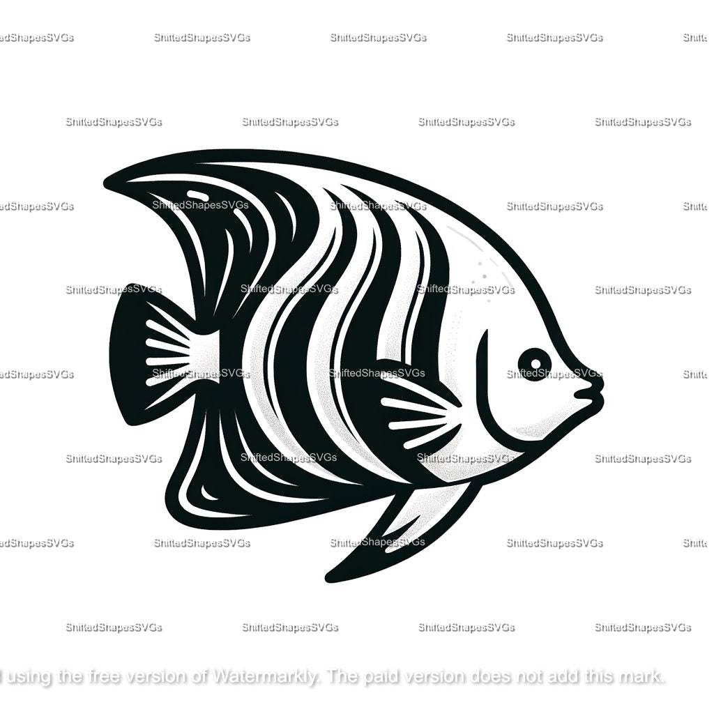 Angelfish SVG Bundle - Etsy
