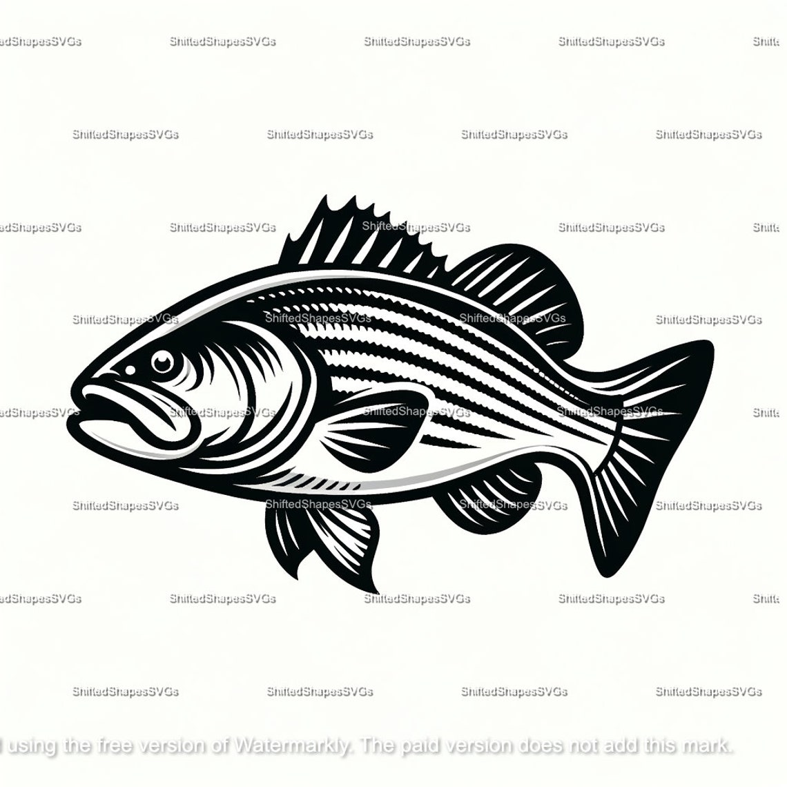 Striped Bass SVG Bundle - Etsy