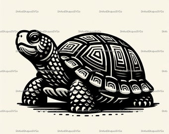 Box Turtle SVG Bundle, Box Turtle Clipart, Hand Drawn Box Turtle Theme ...