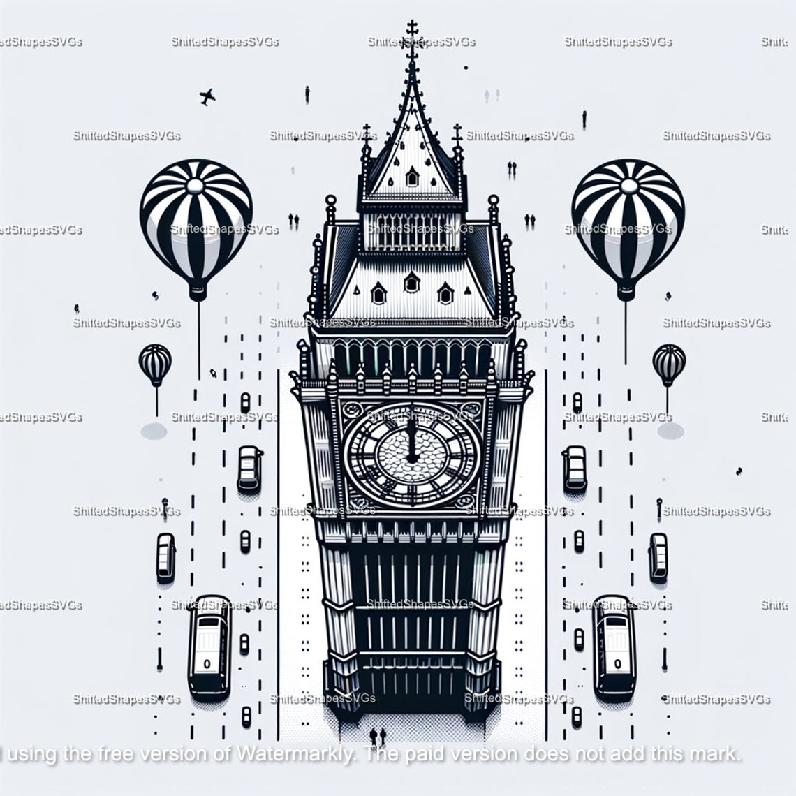 Big Ben SVG Bundle - Etsy
