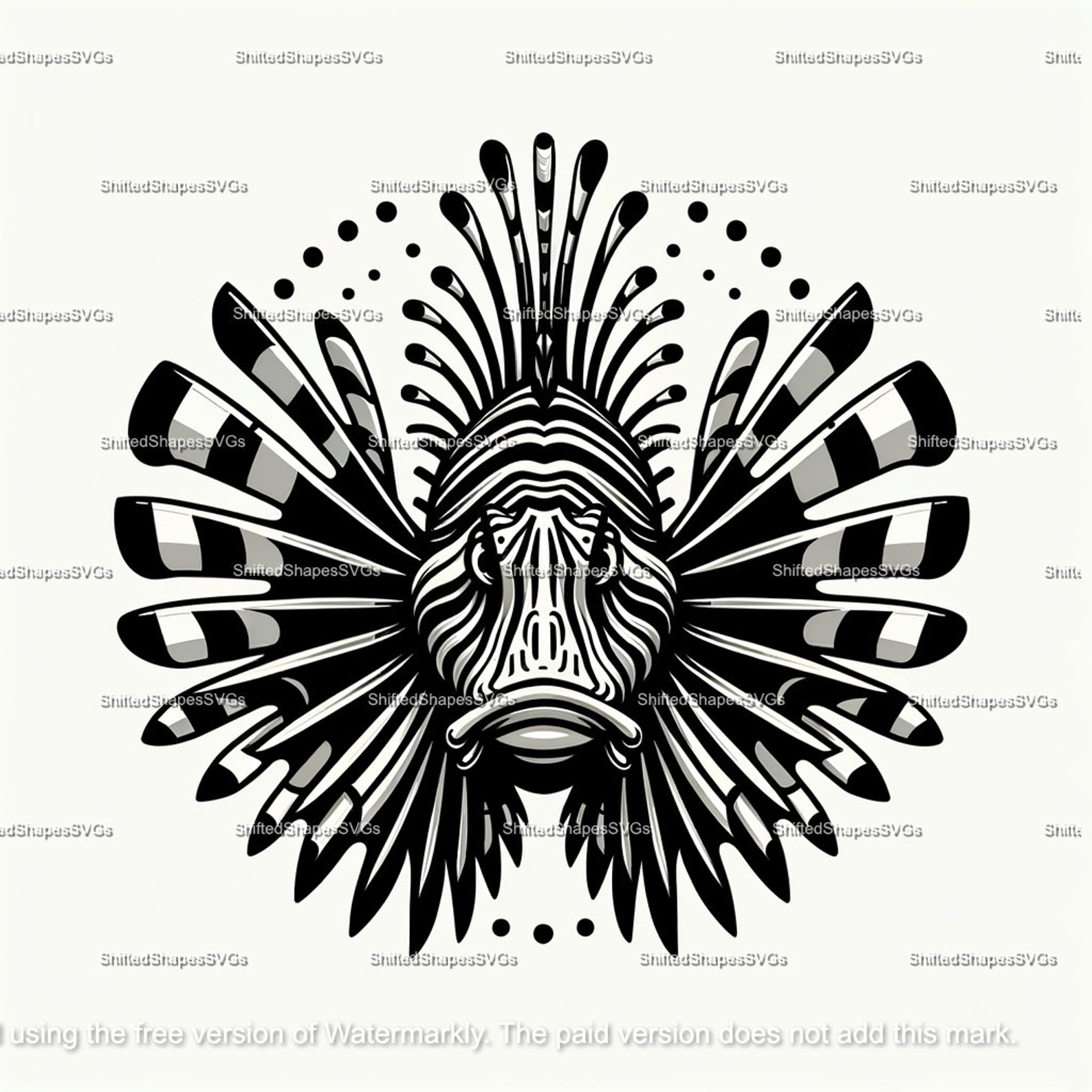 Lionfish SVG Bundle - Etsy