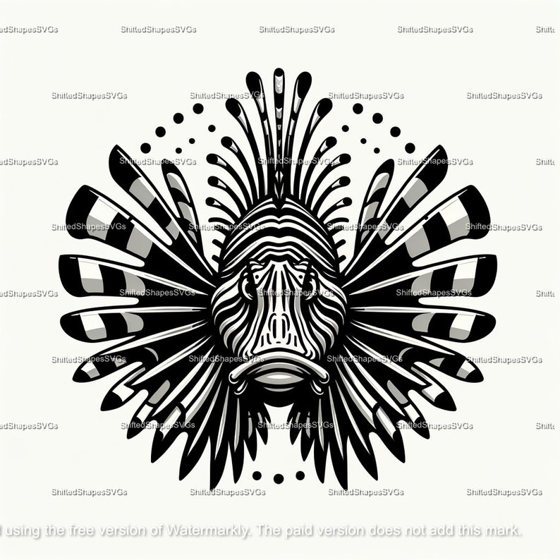 Lionfish SVG Bundle - Etsy