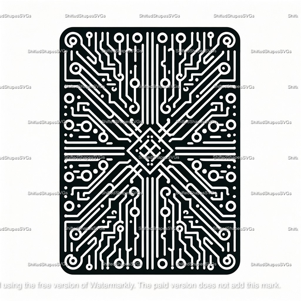 Tech Lover's Dream: Circuit Board Pattern SVG Bundle - Etsy