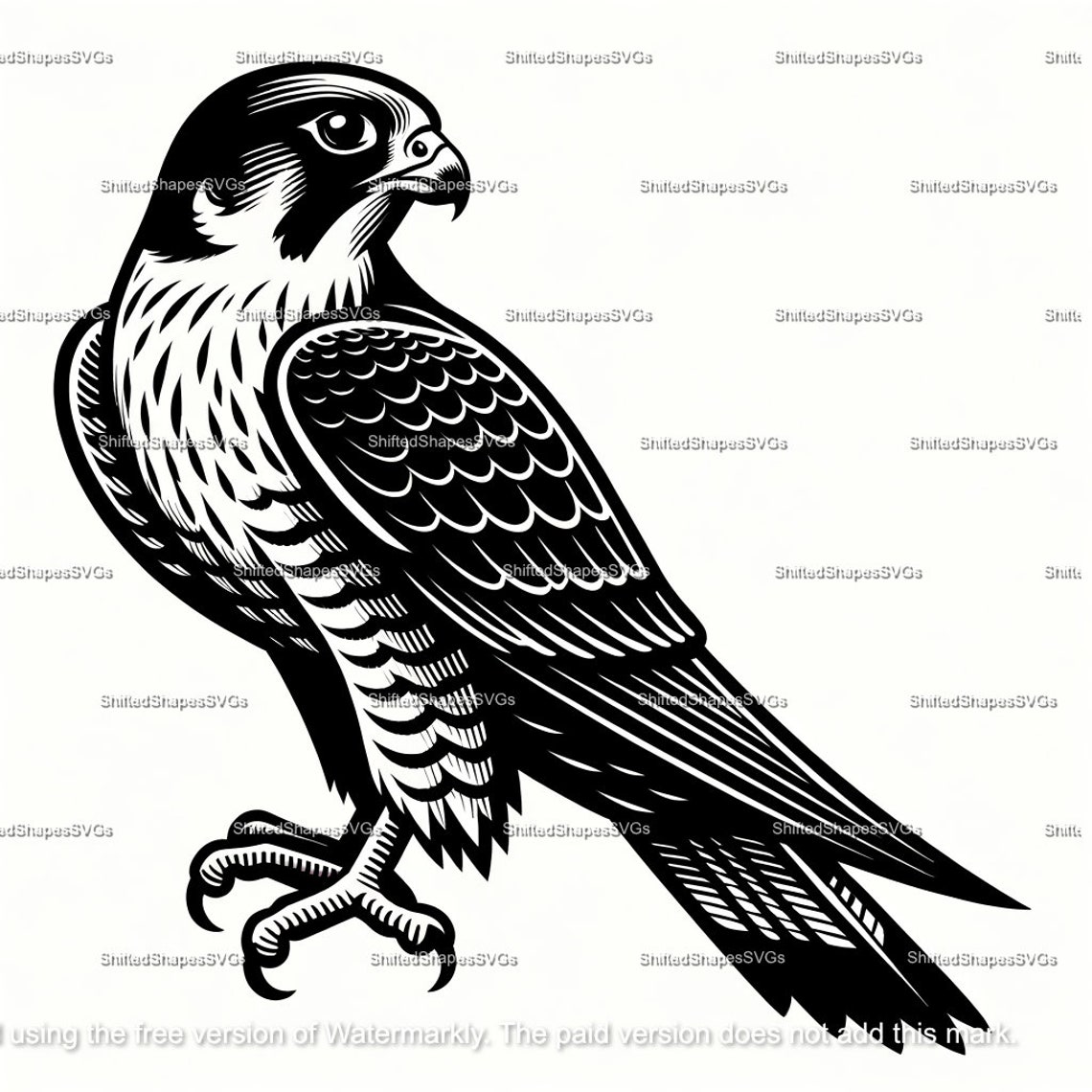 Peregrine Falcon SVG Bundle - Etsy