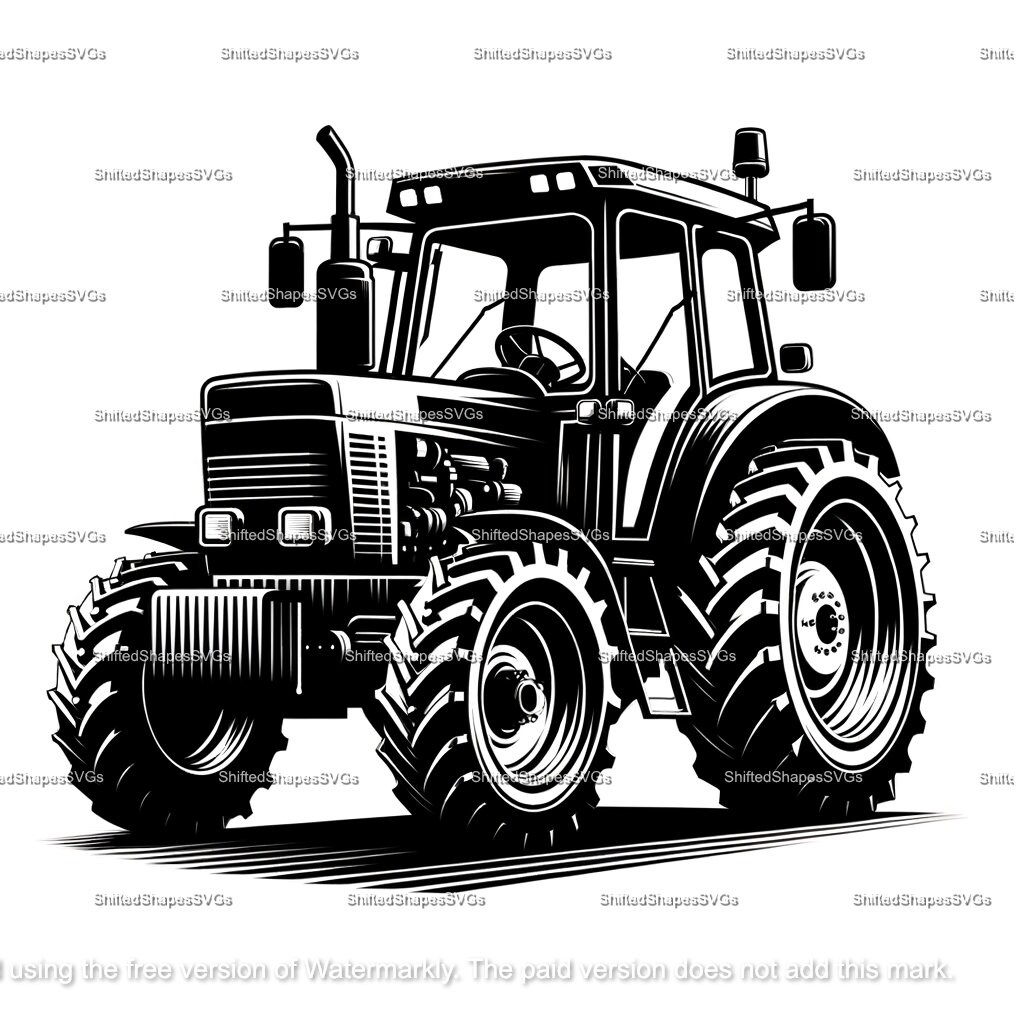 Farm Tractor SVG Bundle - Etsy