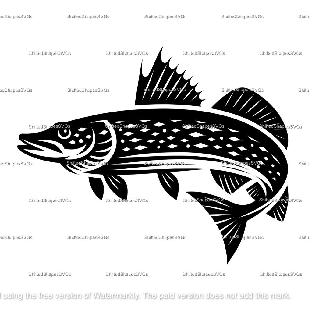 Northern Pike SVG Bundle - Etsy