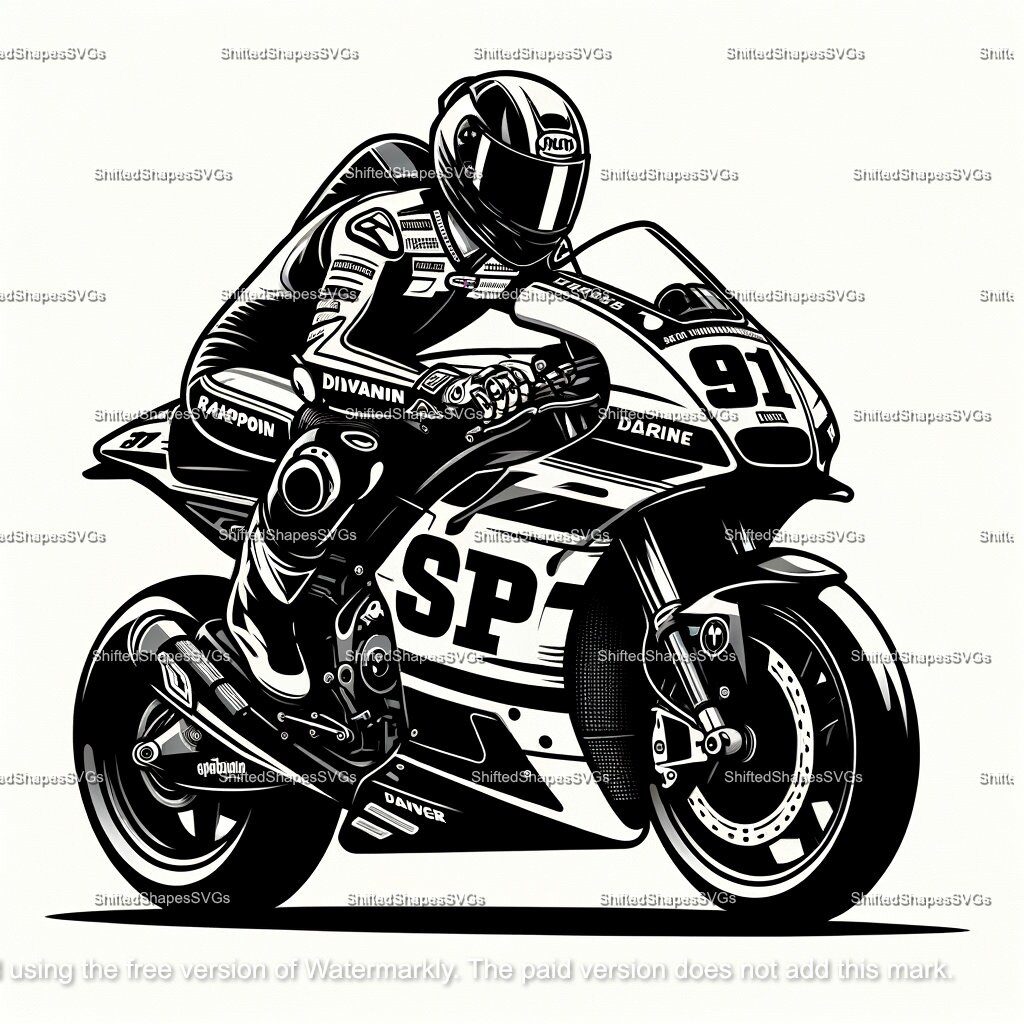 Motogp Bike SVG Bundle - Etsy