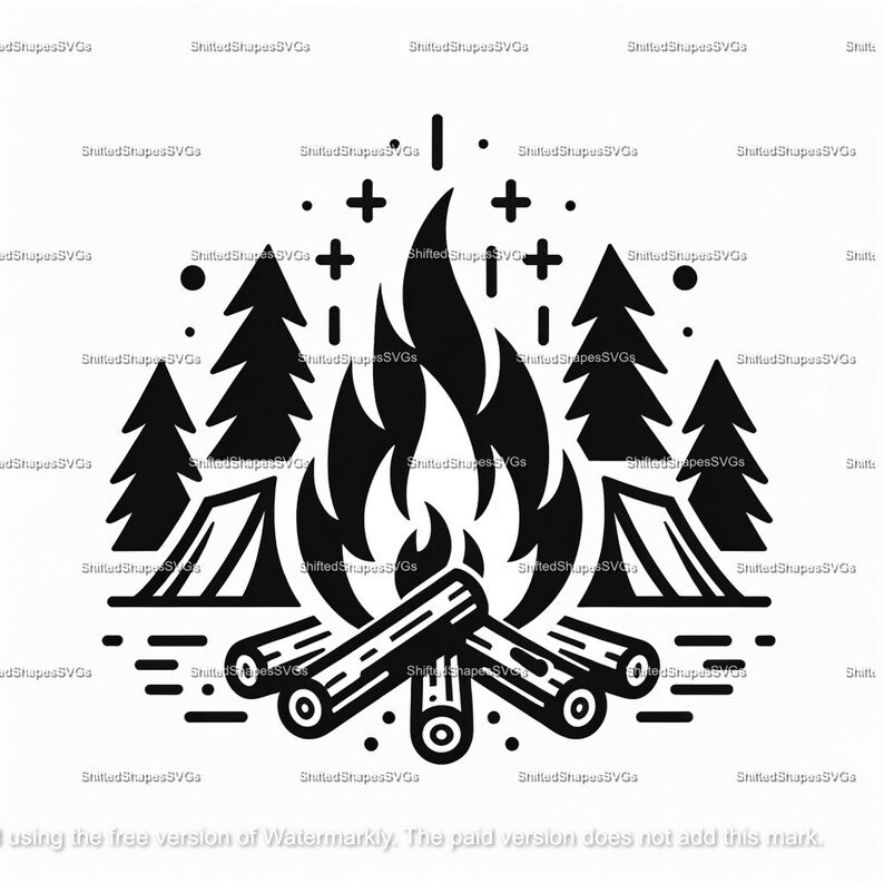 Camp Fire SVG Bundle - Etsy