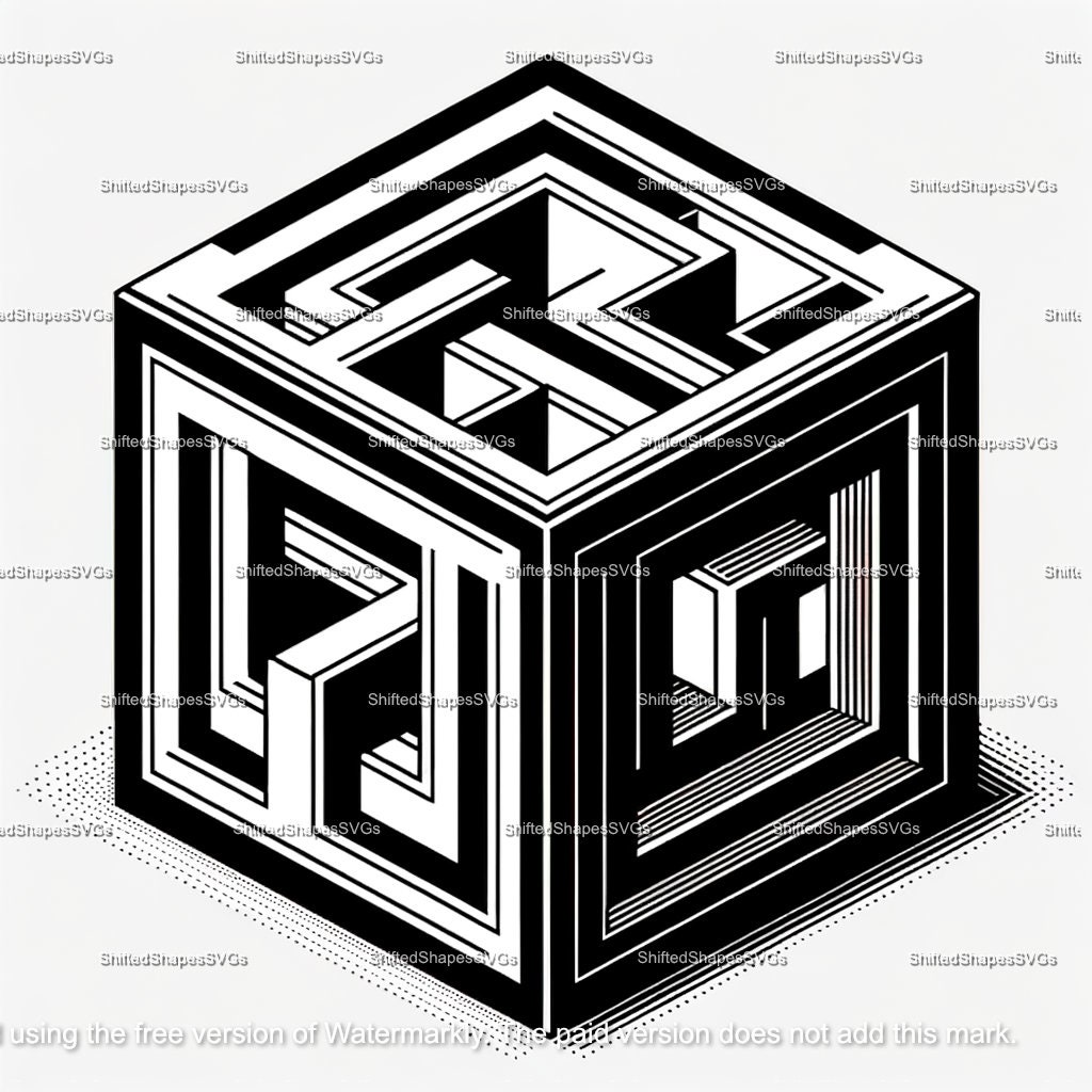 Impossible Cube SVG Bundle - Etsy