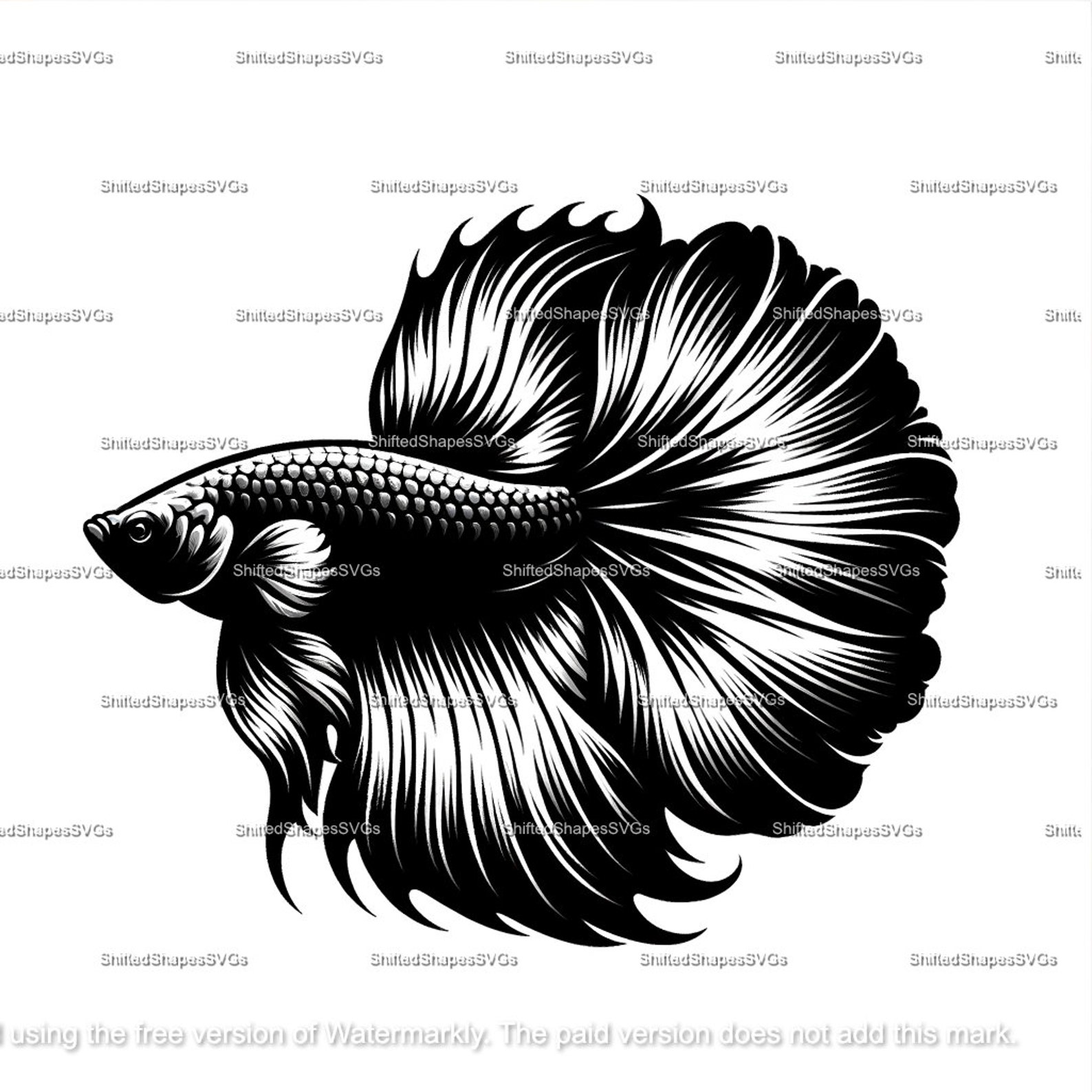 Betta Fish SVG Bundle - Etsy