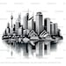 Sydney Skyline SVG Bundle - Etsy