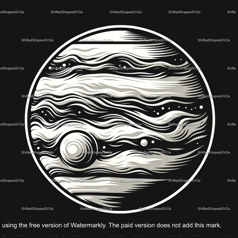 Planet Jupter SVG Bundle - Etsy