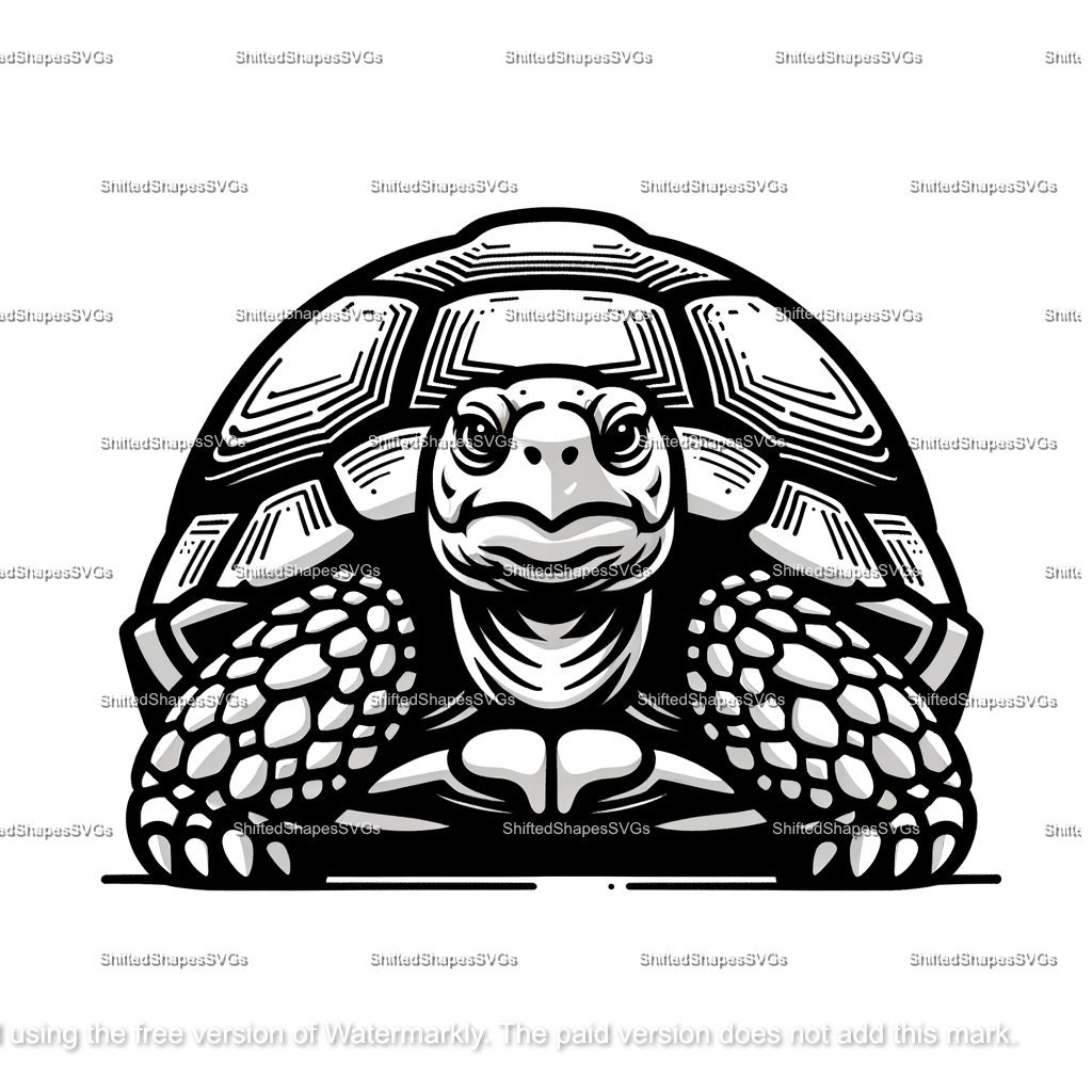 Sulcata Tortoise SVG Bundle - Etsy
