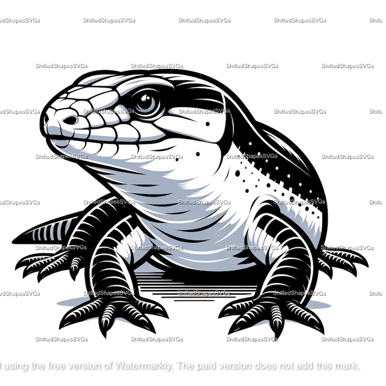 Blue-tongued Skink SVG Bundle - Etsy