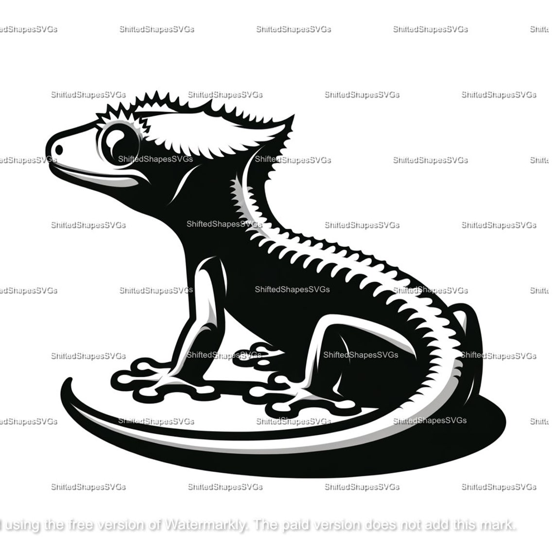 Crested Gecko SVG Bundle - Etsy