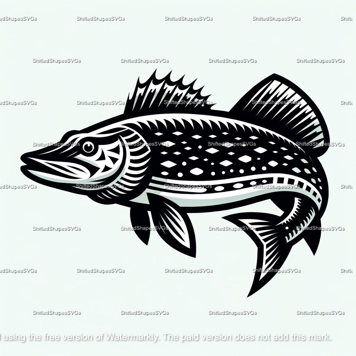 Northern Pike SVG Bundle - Etsy