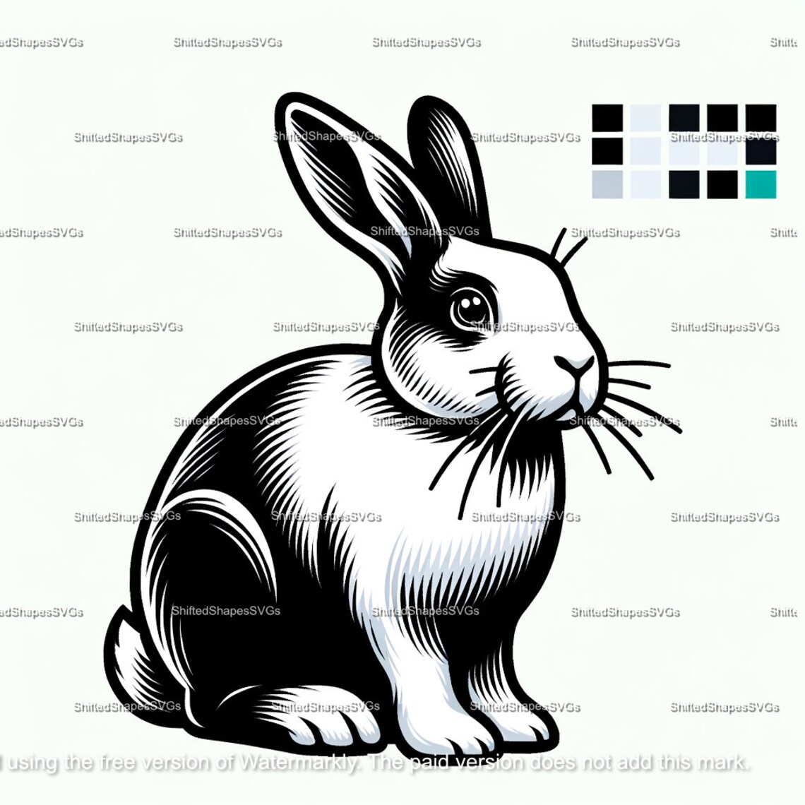 Rabbit SVG Bundle - Etsy
