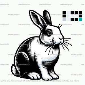 Rabbit SVG Bundle - Etsy