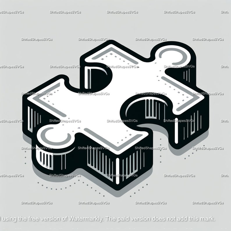 Puzzle Piece SVG Bundle - Etsy