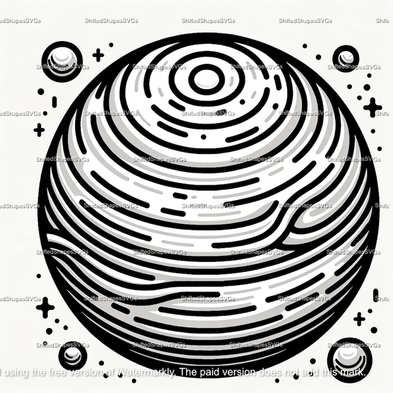 Planet Neptune SVG Bundle - Etsy