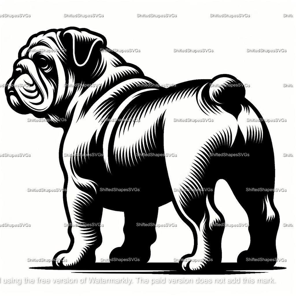 Bulldog SVG Bundle - Etsy