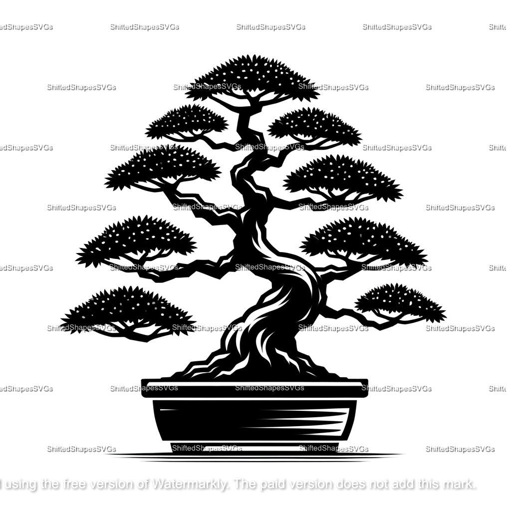 Bonsai Tree SVG Bundle - Etsy