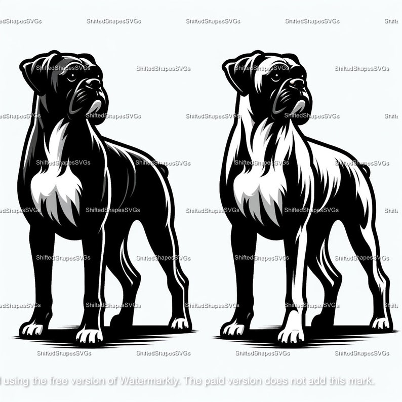 Boxer SVG Bundle - Etsy