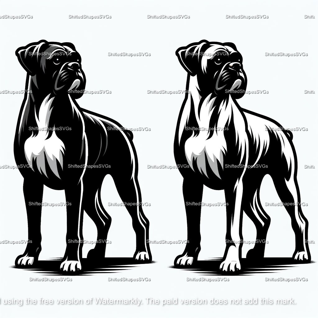 Boxer SVG Bundle - Etsy