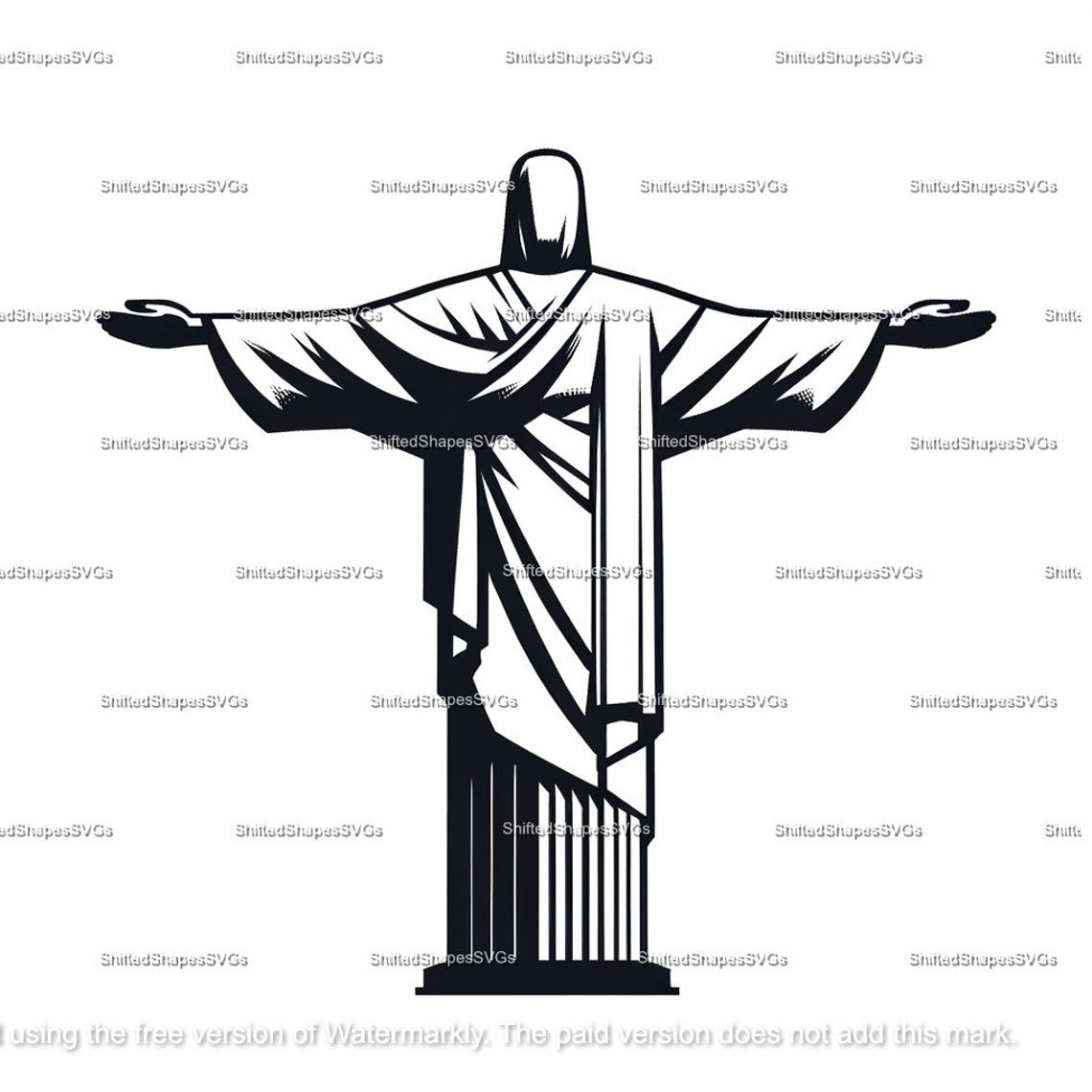 Christ the Redeemer SVG Bundle - Etsy