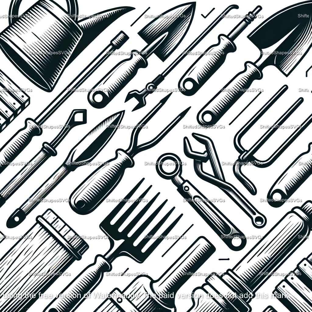 Garden Tools SVG Bundle - Etsy