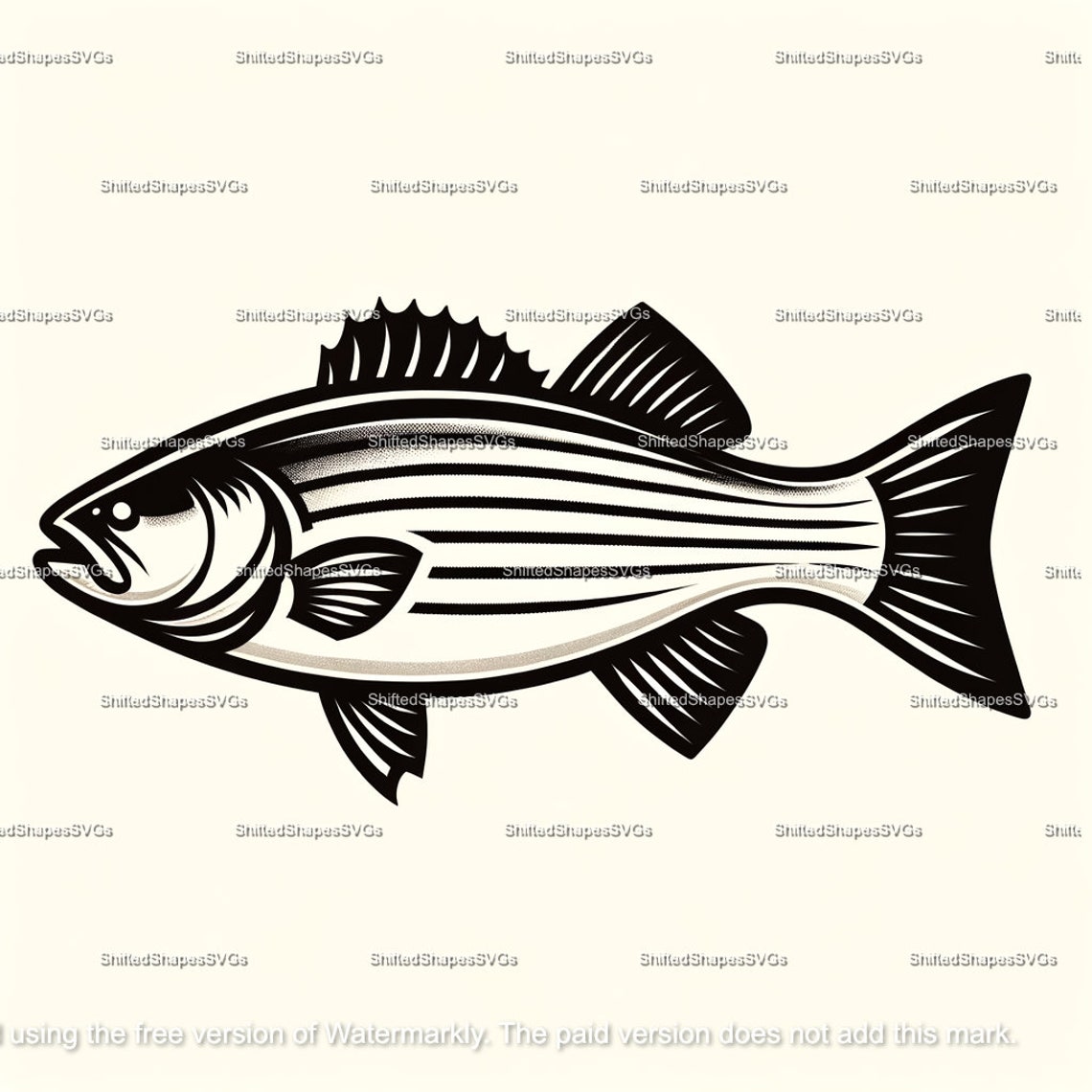 Striped Bass SVG Bundle - Etsy