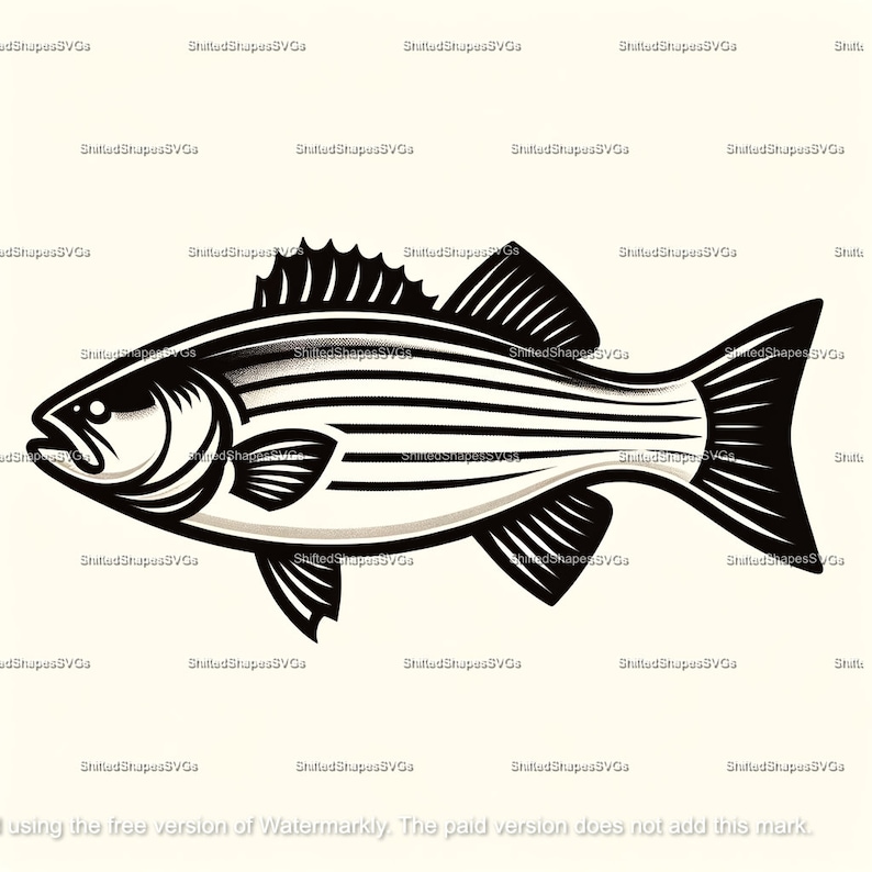 Striped Bass SVG Bundle - Etsy