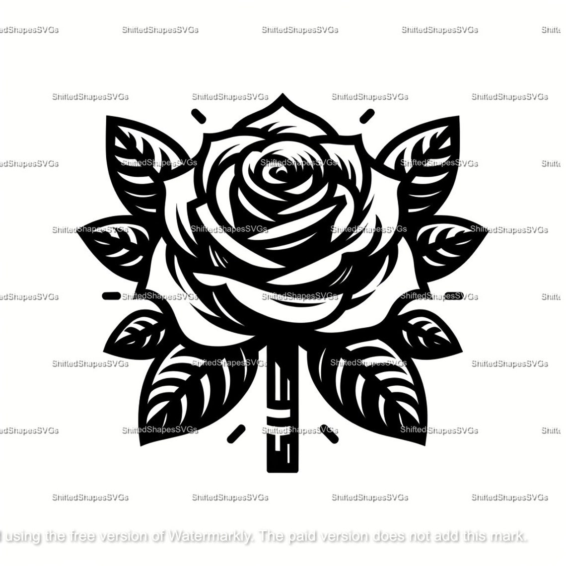 Rose Bouquet SVG Bundle - Etsy
