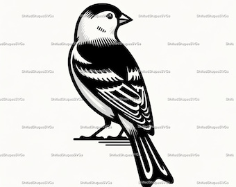 Goldfinch SVG Bundle, American Goldfinch Png, American Goldfinch Vector ...