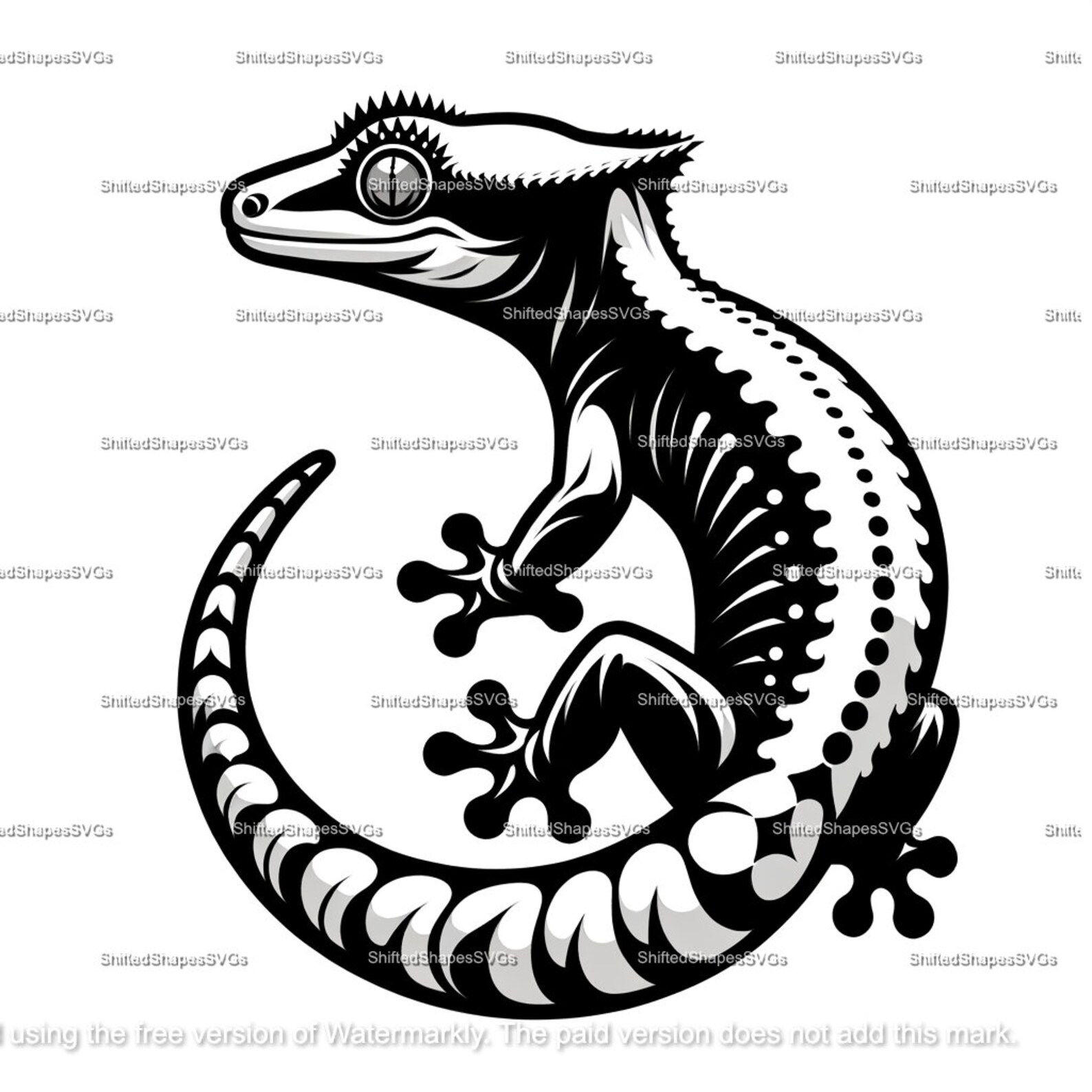 Crested Gecko SVG Bundle - Etsy