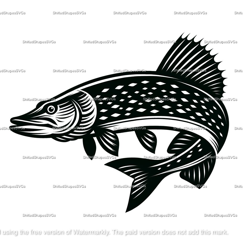 Northern Pike SVG Bundle - Etsy