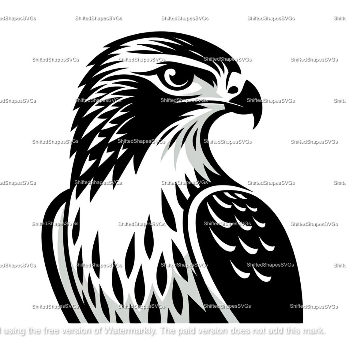 Red-tailed Hawk SVG Bundle - Etsy