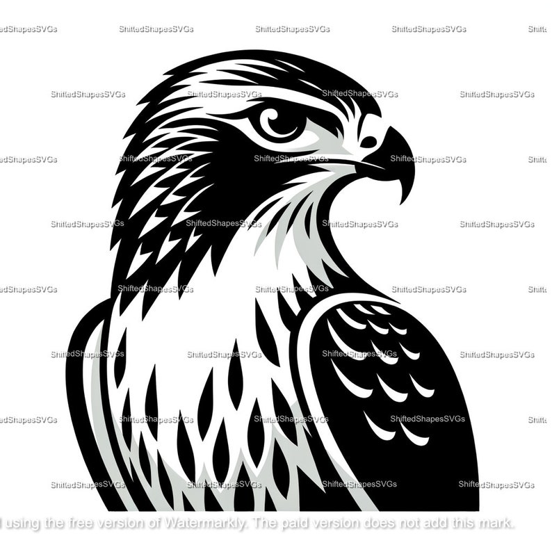 Red-tailed Hawk SVG Bundle - Etsy