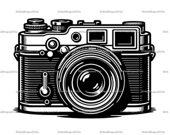 Film Camera Bundle Vintage Camera Print Svg Eps Png AI Film Camera ...