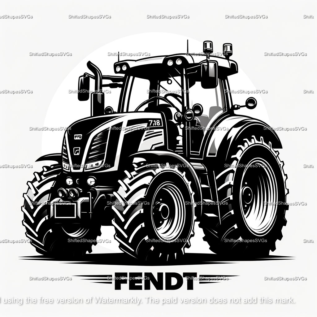 Fendt 718 Vario Tractor SVG Bundle - Etsy