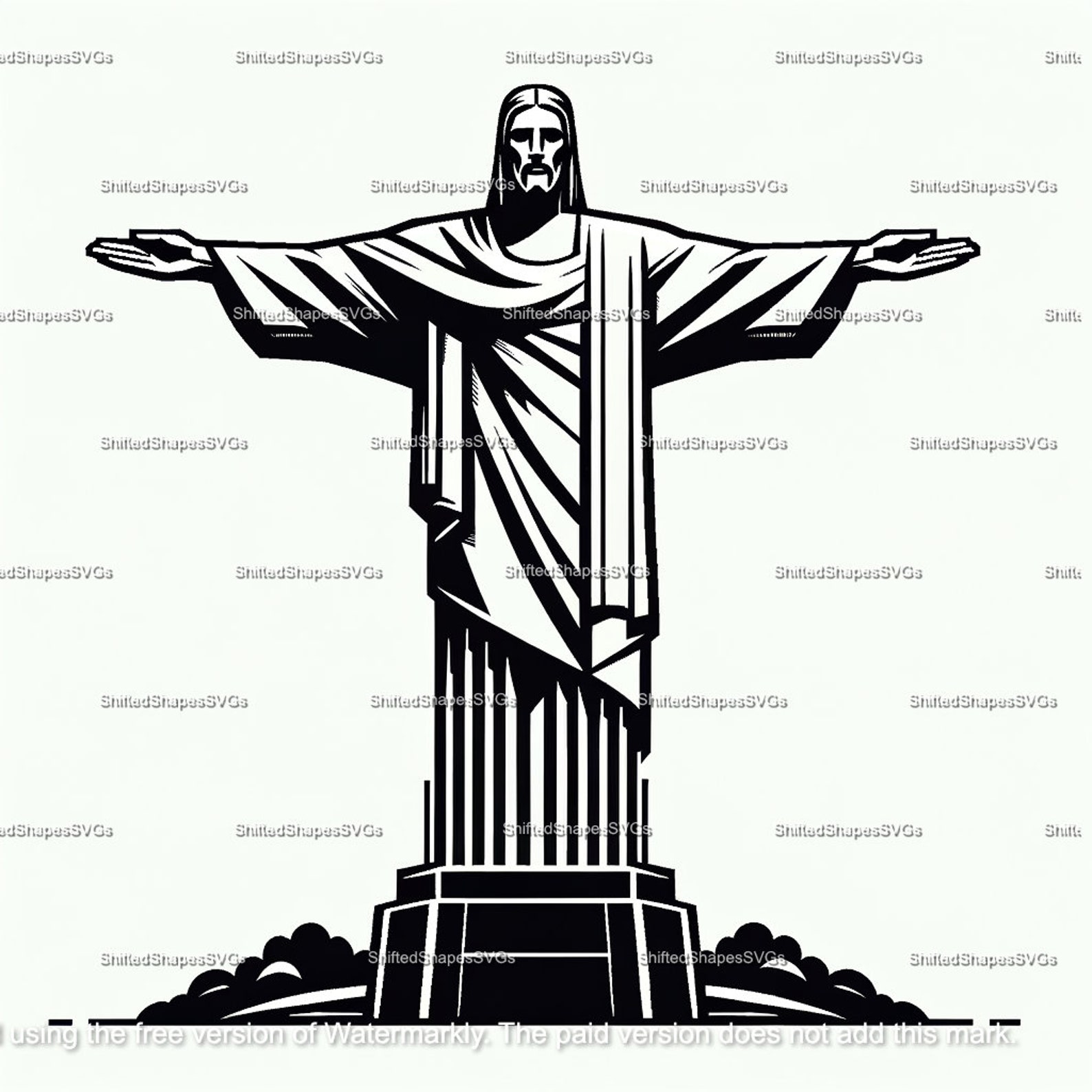 Christ the Redeemer SVG Bundle - Etsy