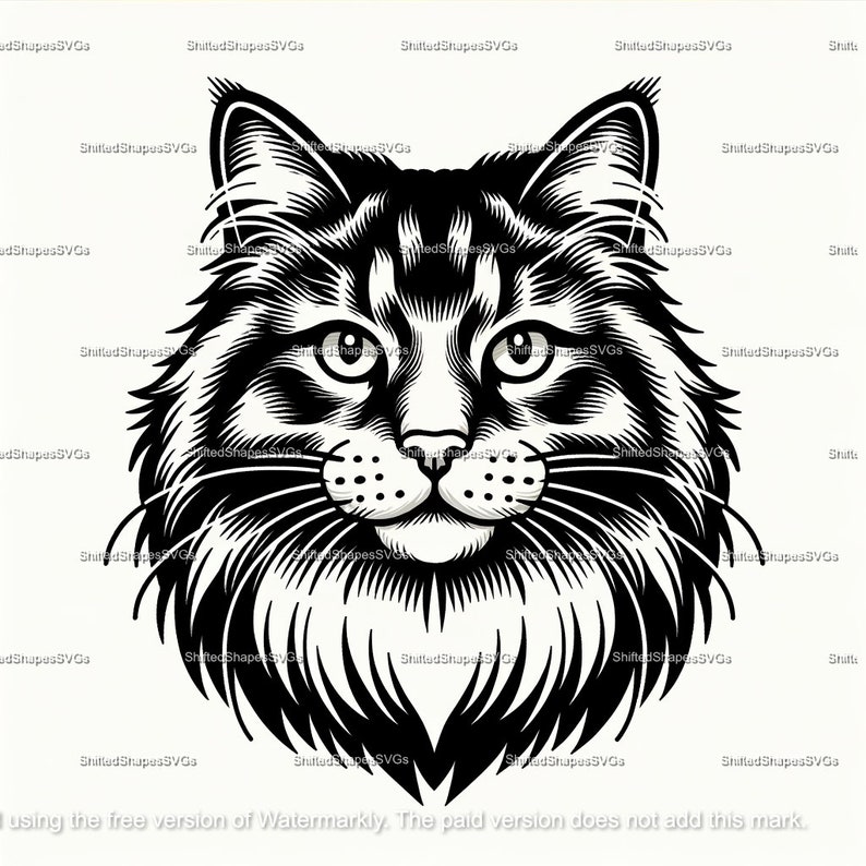 Norwegian Forest Cat SVG Bundle - Etsy