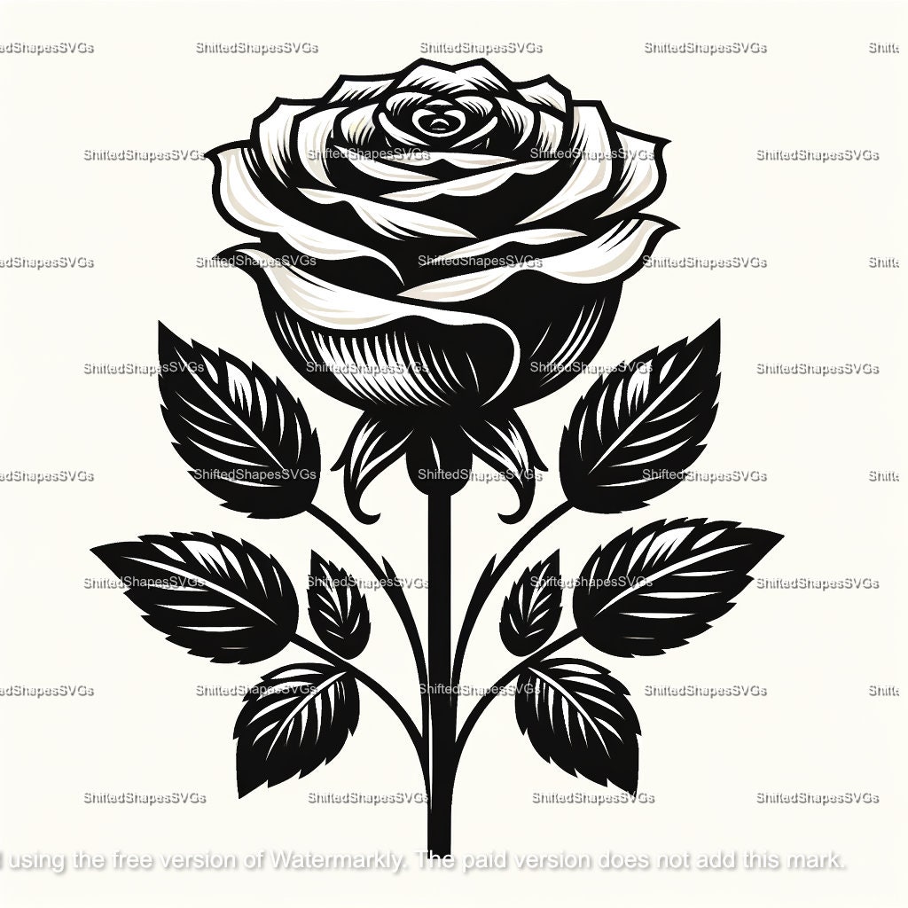 Rose Bouquet SVG Bundle - Etsy