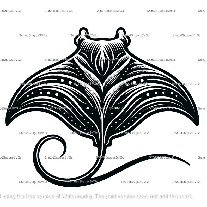 Manta Ray SVG Bundle - Etsy