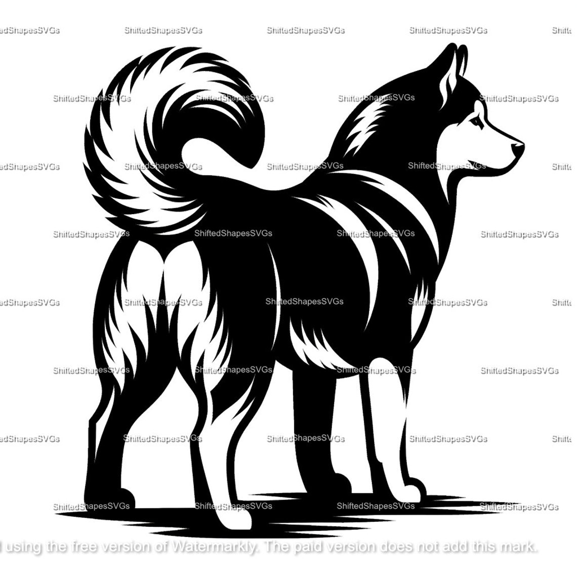 Siberian Husky SVG Bundle - Etsy